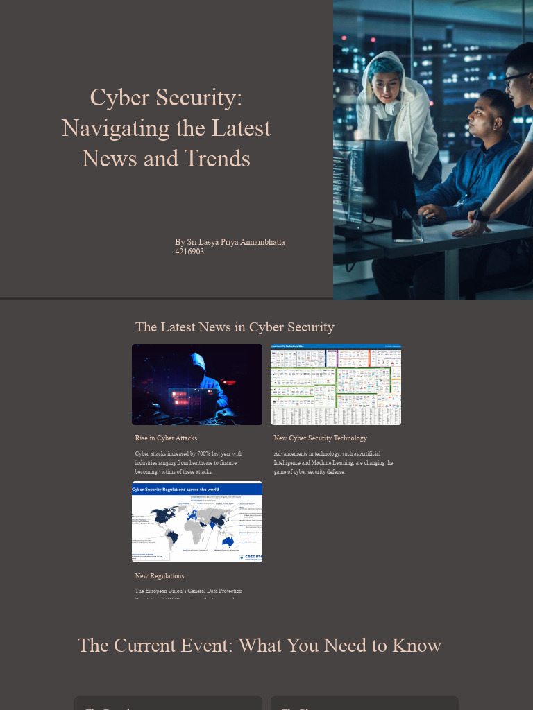 Cyber Security Trends and Protection Tips | PDF | Computer Security ...