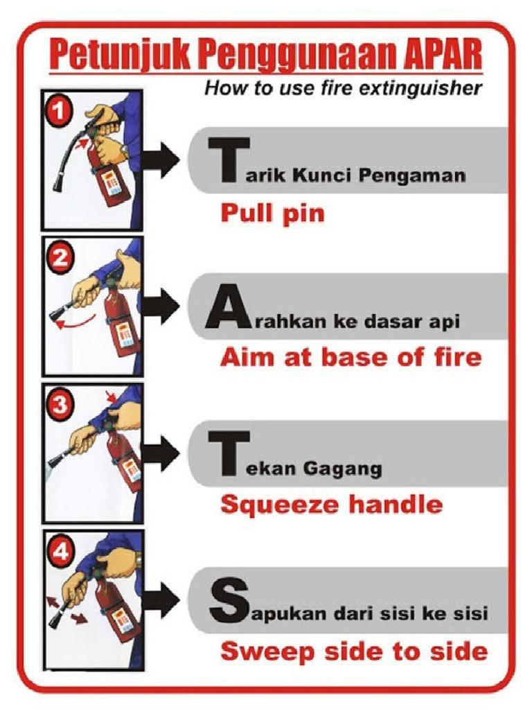 Petunjuk Penggunaan Apar | PDF