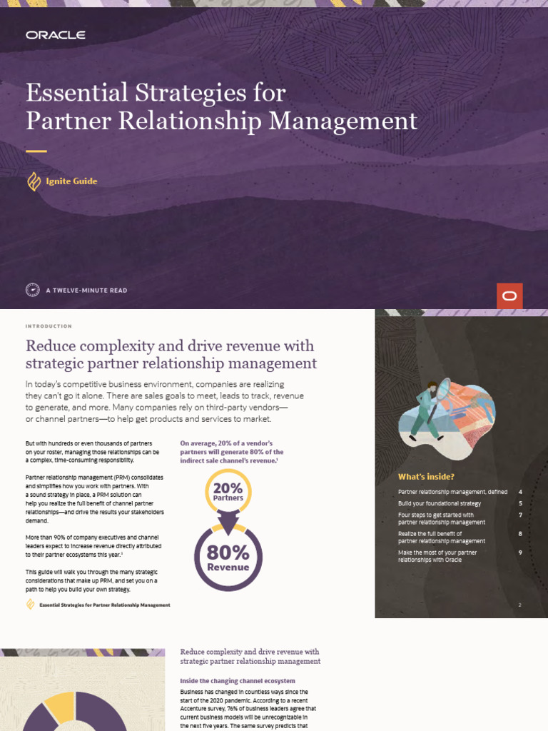 Partner Relationship Management Guide | PDF | Customer Relationship ...