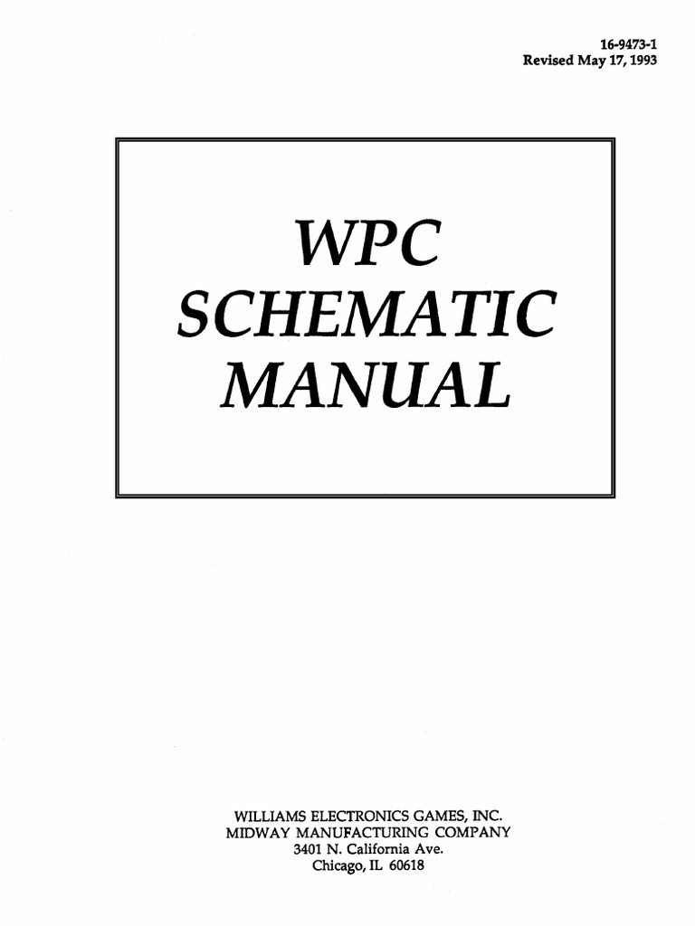 Williams_WPC_Schematics_Revised_May_17_1993_ | PDF