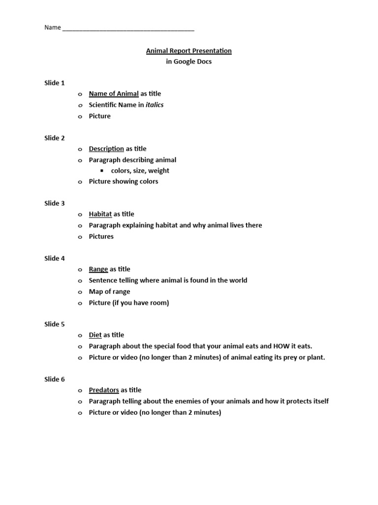 Animal Report Presentation | Download Free PDF | Predation | Giraffe