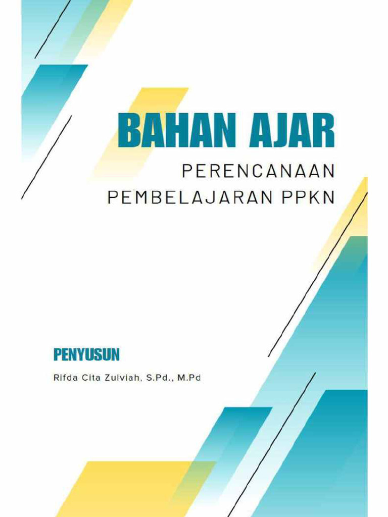 Bahan Ajar Perencanaan Pembelajaran PPKN - 11zon | PDF