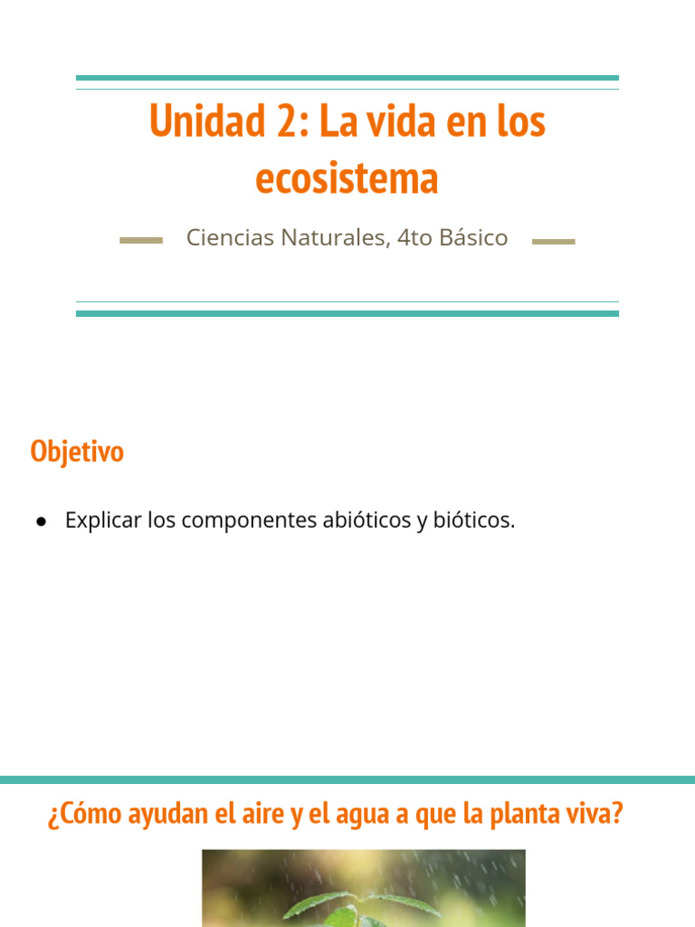 Ecosistema Clase 1 | PDF