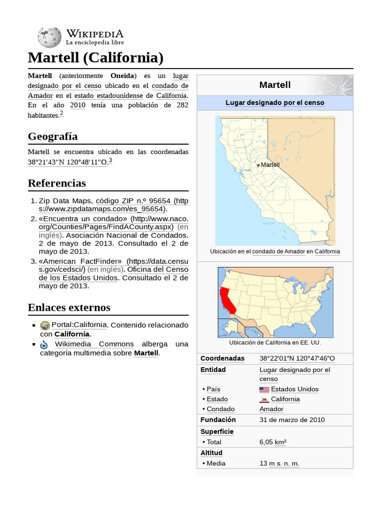 Martell (California) | PDF