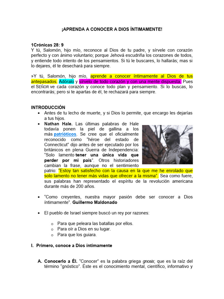 Aprenda A Conocer A Dios Íntimamente | PDF | Oración | Moisés