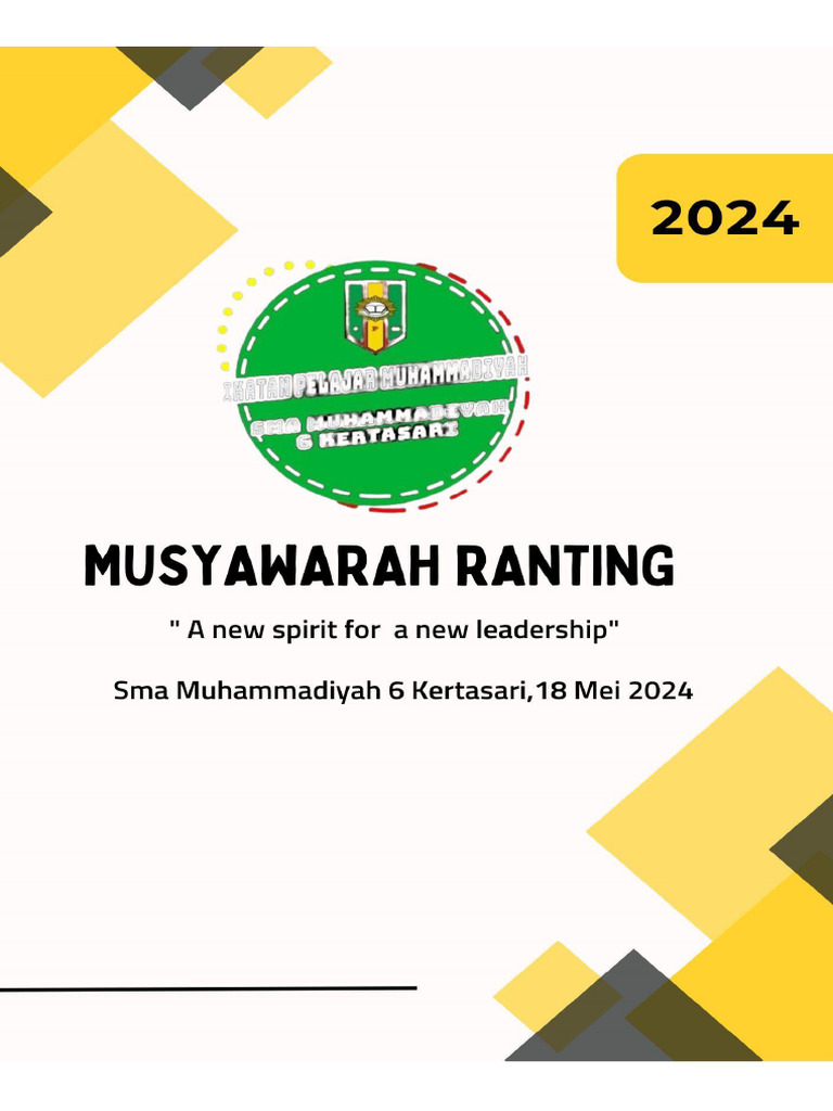 Materi Sidang Musyran IPM 2024 | PDF