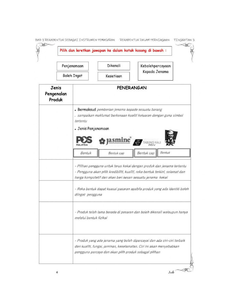 Latihan RBT T3 3.1.4 | PDF