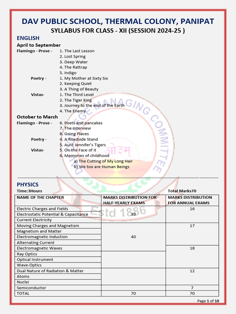Class 12th (2024-25)-1 | Download Free PDF | Accounting | Economics