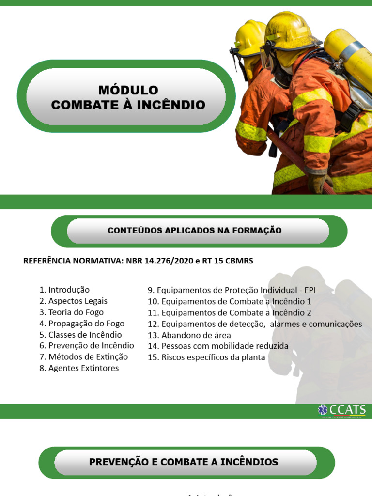 1 - Brigada Apostila 1 - Combate A Incêndios | PDF | Combustão | Incêndios