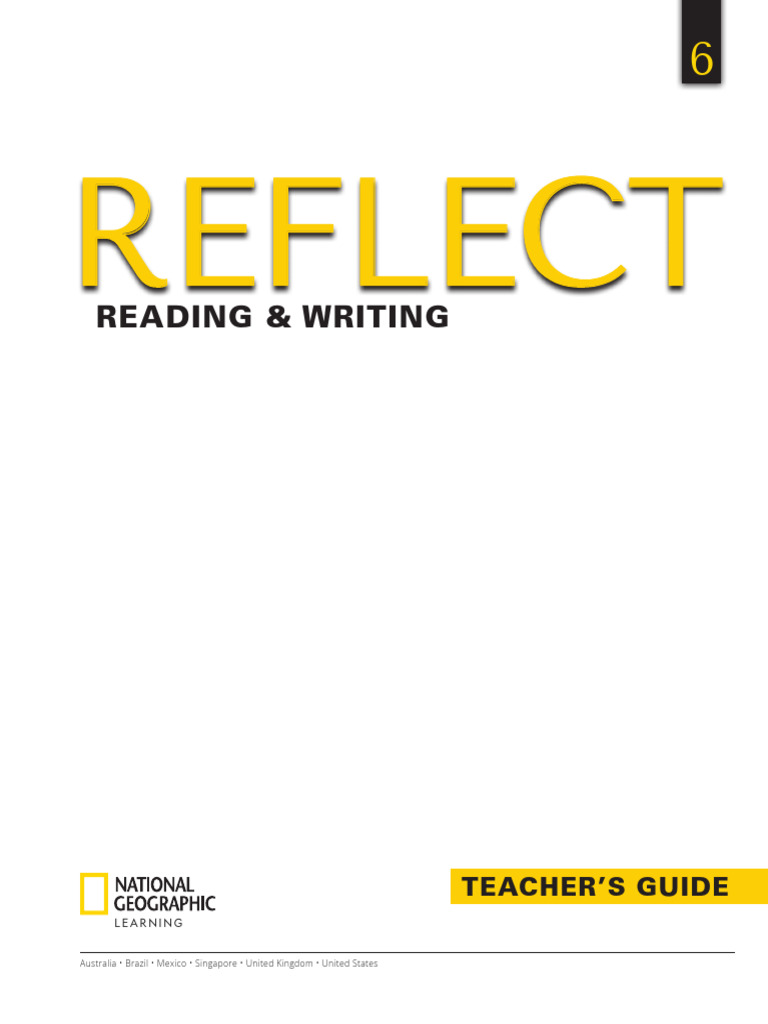 Reflect Reading Writing 6 Teachers Guide | PDF | Vocabulary | Linguistics