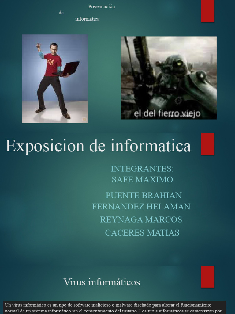 Exposicion de Informatica (1) - Solo Lectura | PDF | Virus de computadora | Red privada virtual