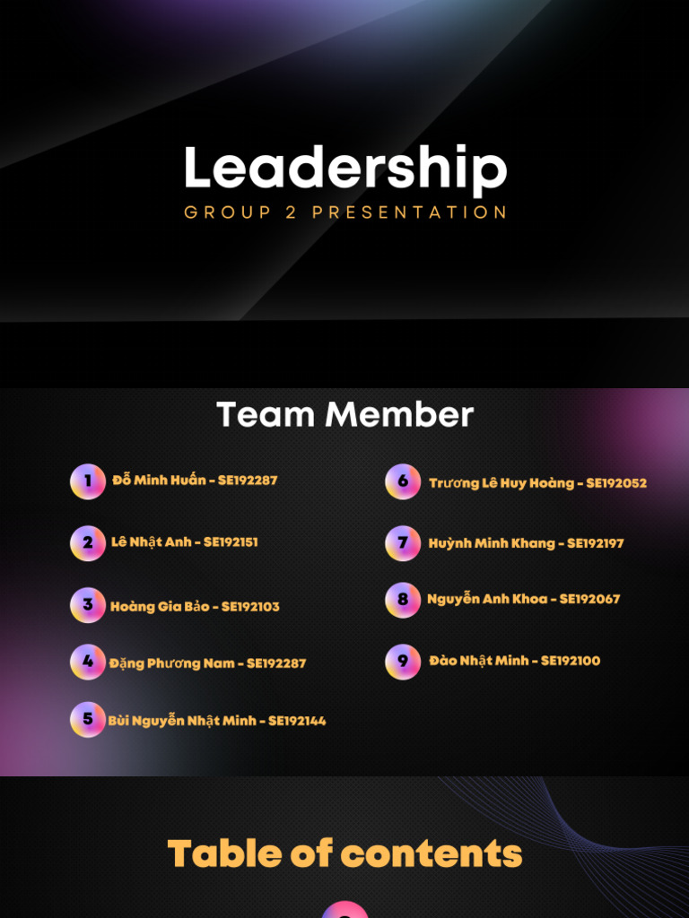 Group2 Leadership Presentation | PDF