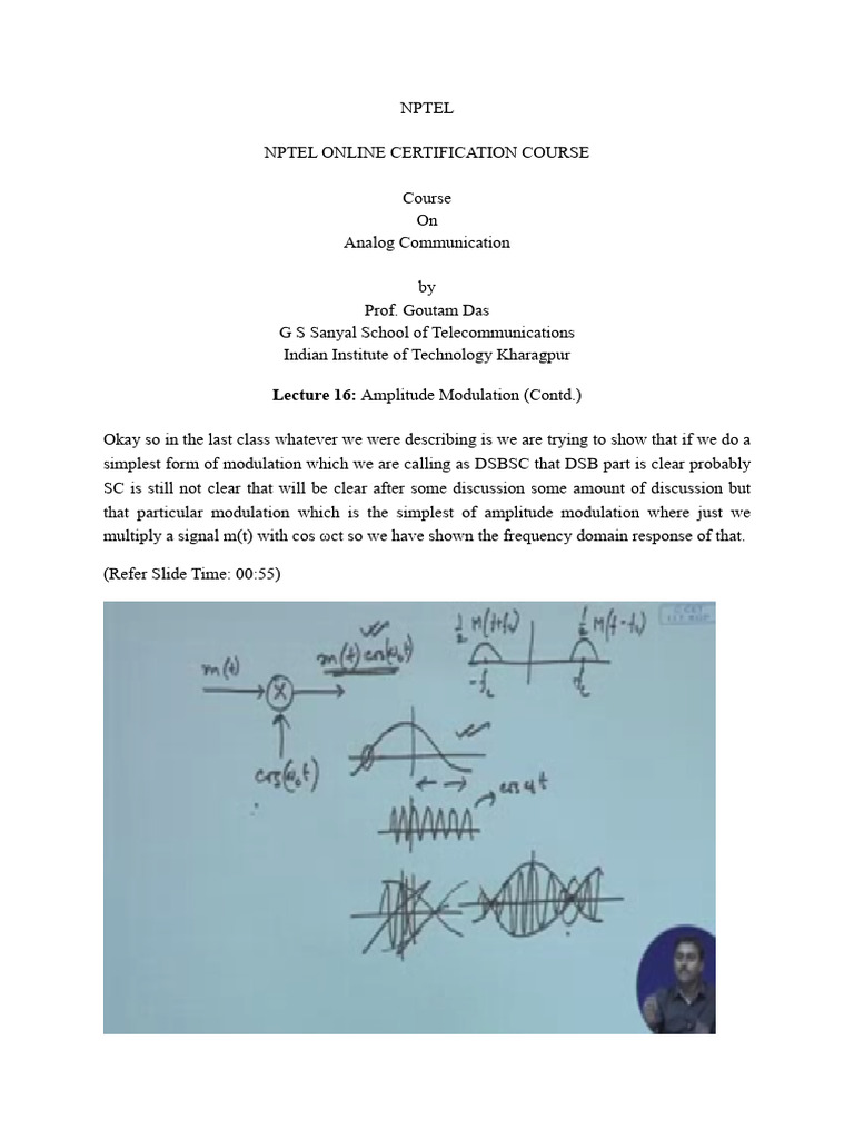 lec16 | Download Free PDF | Modulation | Computer Engineering