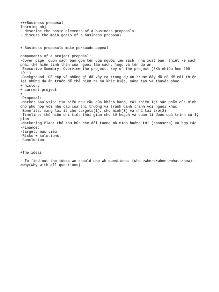 Project proposal | PDF