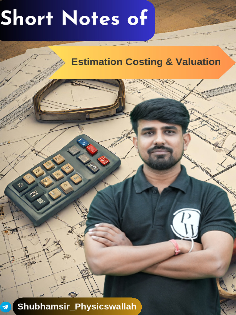 Estimation Costing & Valuation Short Notes | PDF | Depreciation | Life ... Estimation Costing & Valuation Short Notes | PDF | Depreciation | Life ...