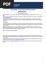 MA000038 Pay Guide Overview | PDF | Overtime | Shift Work