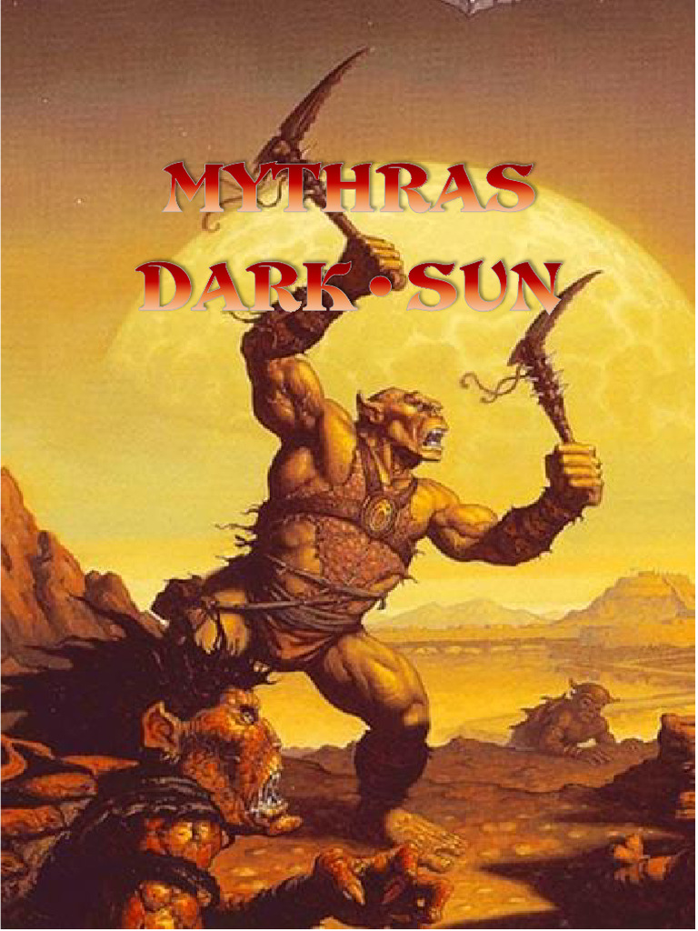 Mythras Dark Sun 20231009A | PDF | Elf (Dungeons & Dragons) | Dwarf ...