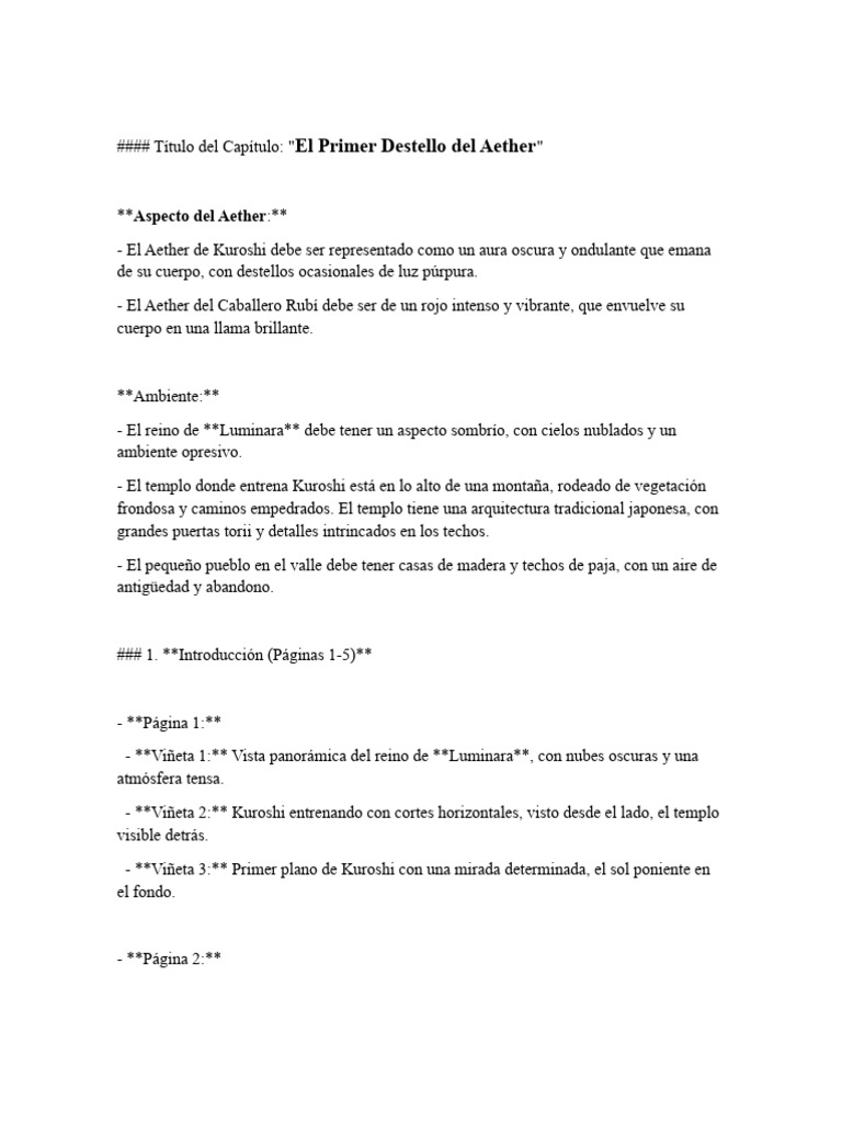 El Primer Destello Del Aether-1 | PDF