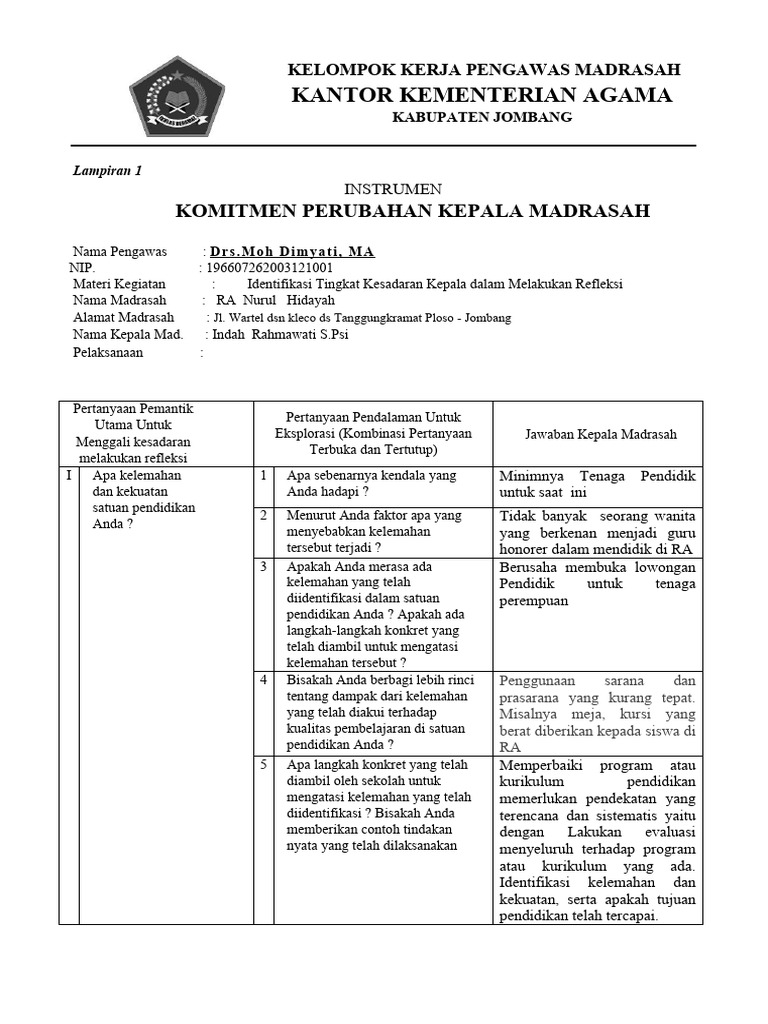 3 - Instrumen 1 Fix | PDF