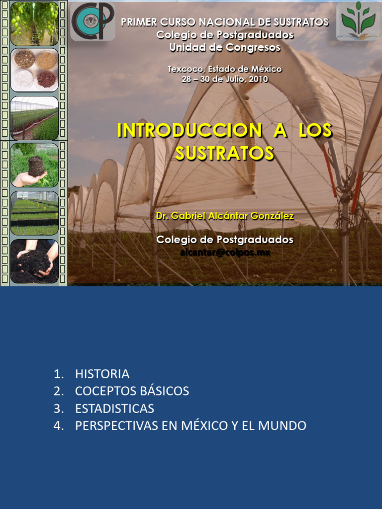 Introduccion A Los Sustratos | Descargar gratis PDF | Sólido | Compost