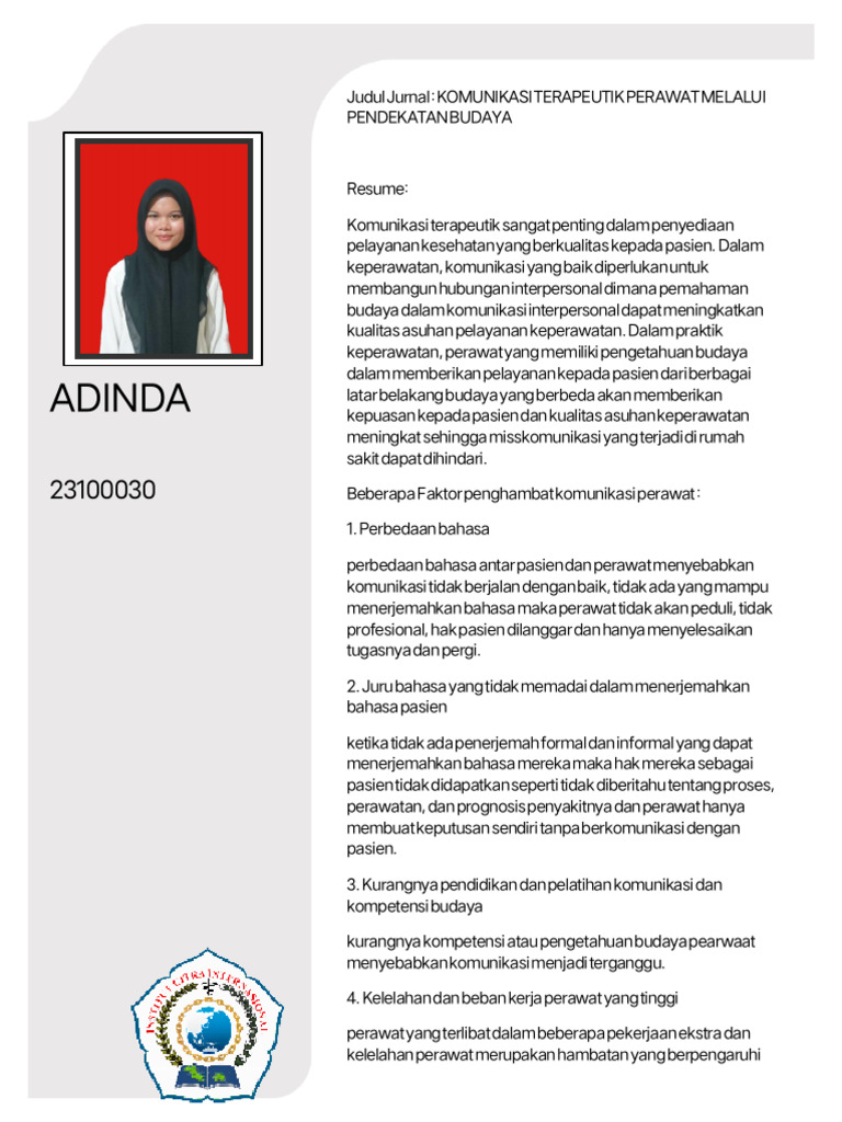 Resume Adinda | PDF
