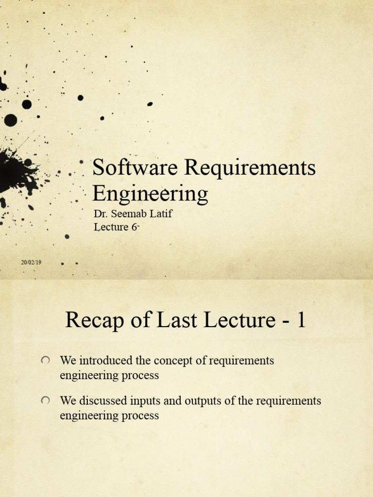 SRE Lec7 | PDF | Business | Systems Engineering