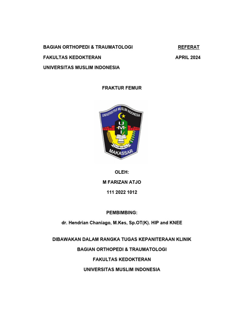 Refarat M FARIZAN ATJO | PDF