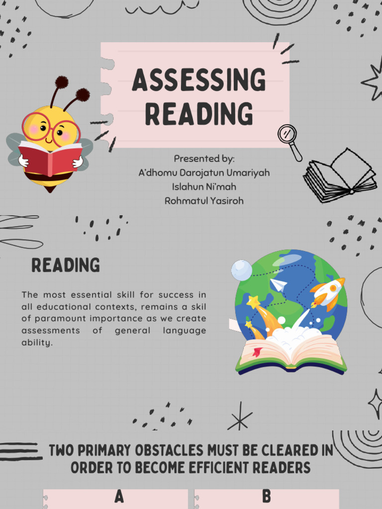 Assessing Reading Presentation New | Download Free PDF | Reading Comprehension | Multiple Choice