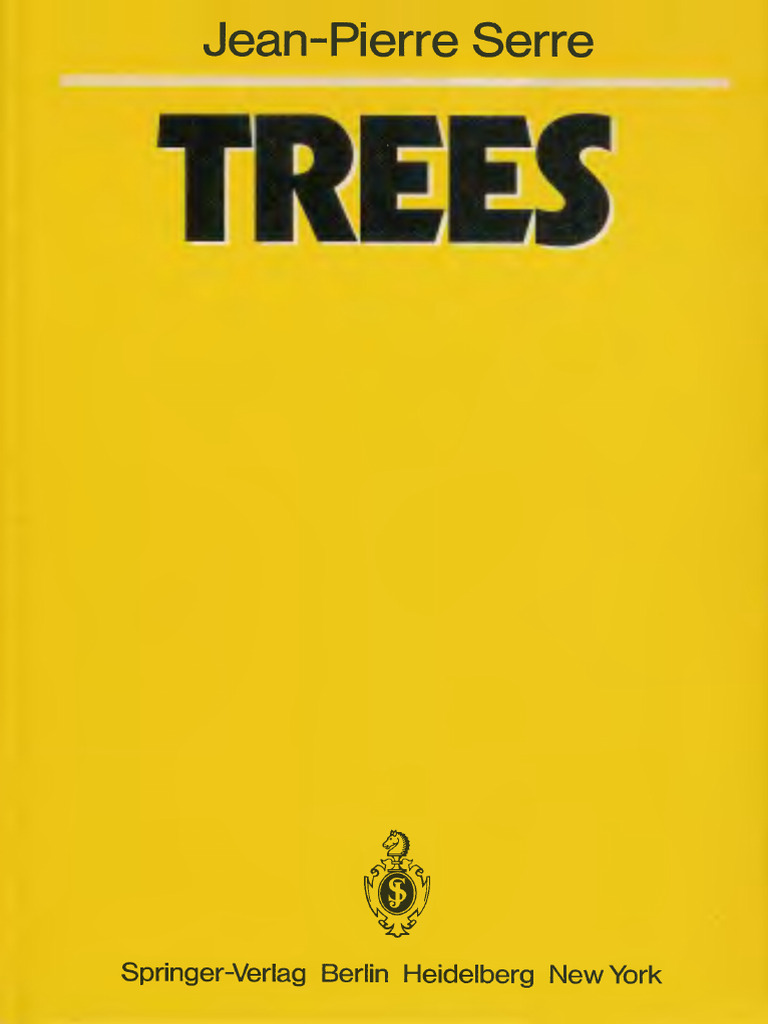 Jean Pierre Serre - Trees-Springer-Verlag (1980) | PDF