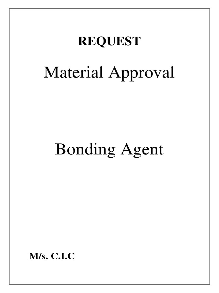Bonding Agent | PDF | Concrete | Mortar (Masonry)