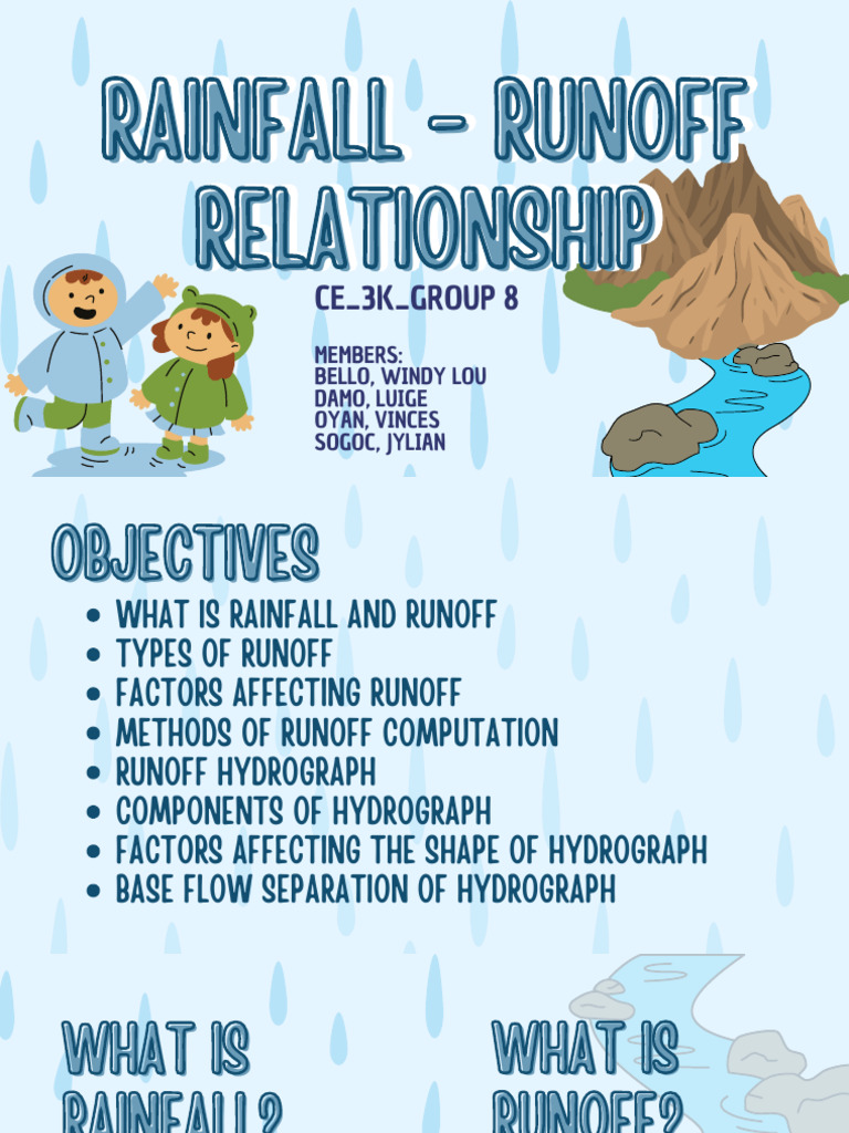 G8_RAINFALL-RUNOFF RELATIONSHIP | Download Free PDF | Drainage Basin | Surface Runoff