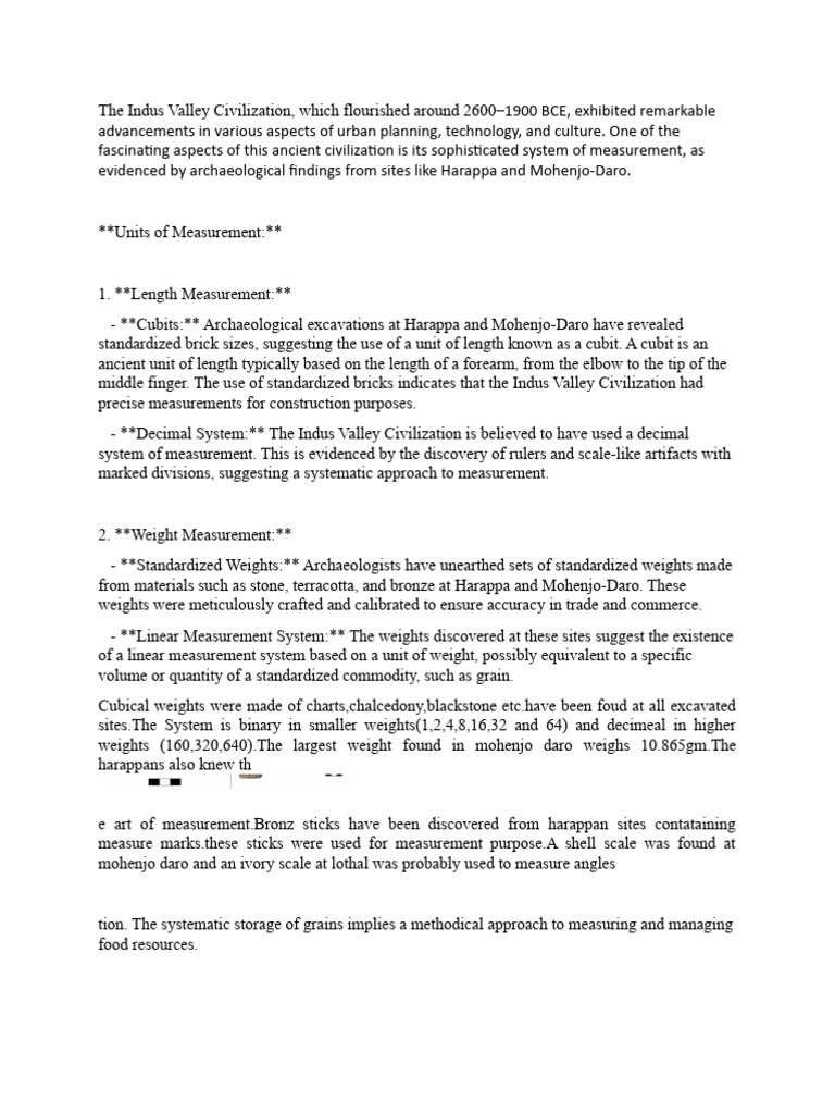 The Indus Valley Civilization | PDF