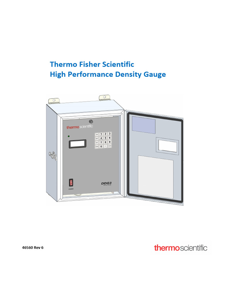 Am870 Density Gauge Manual | PDF | Calibration | Flow Measurement