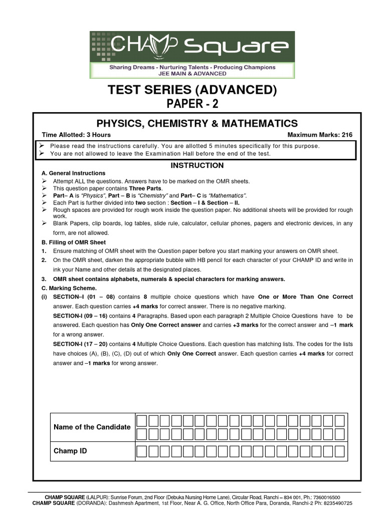 Cts - Paper - 2 - Question and Answer | PDF | Waves | Gases