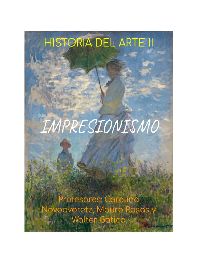 Guia_de_lectura_n7_IMPRESIONISMO_1 | PDF | Impresionismo | Pinturas