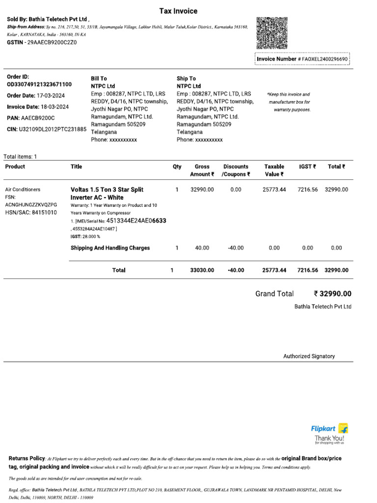 AC Bill - Merged | PDF | Personal Identification Number | Debit Card