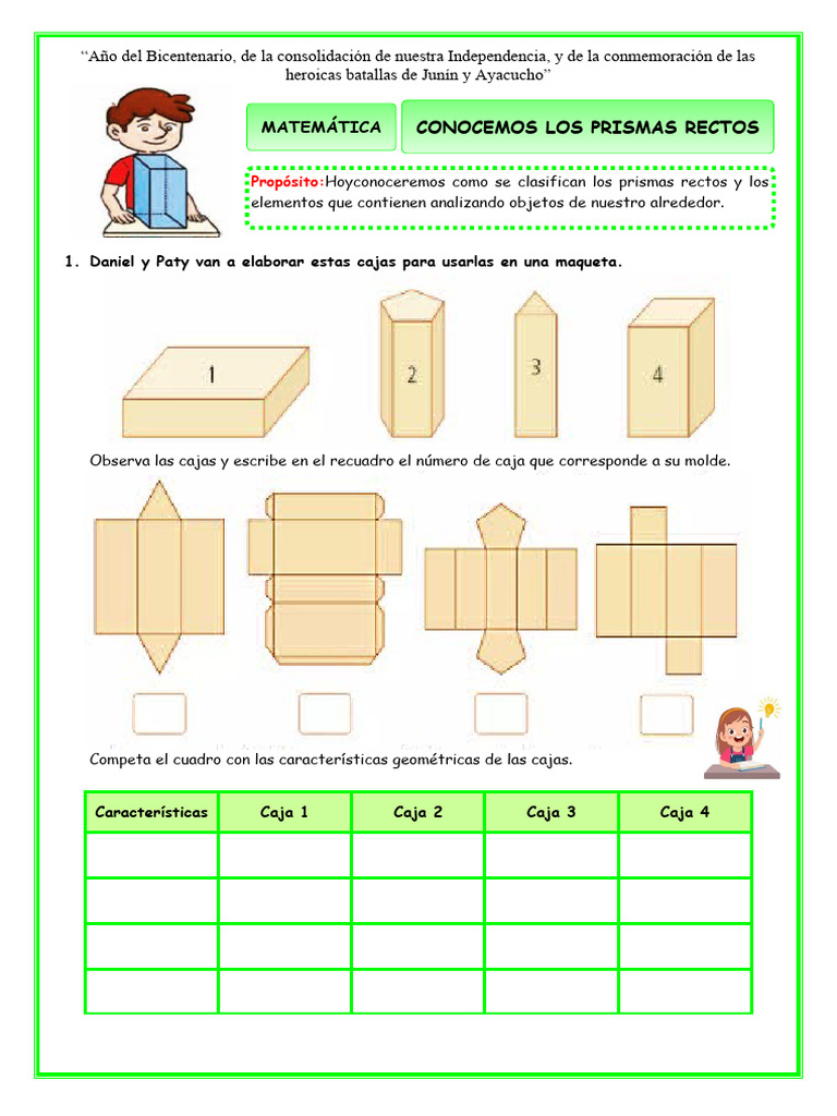 Clasificación de Prismas Rectos en Matemáticas | PDF | Hogar ...