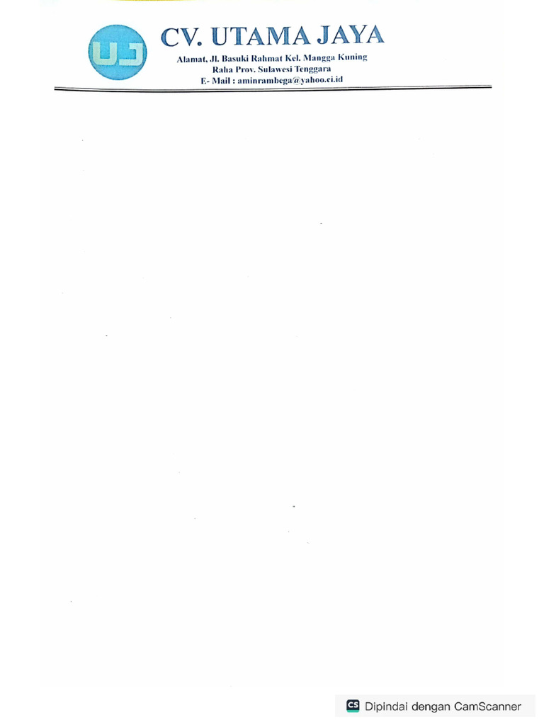 kop CV utama jaya | PDF