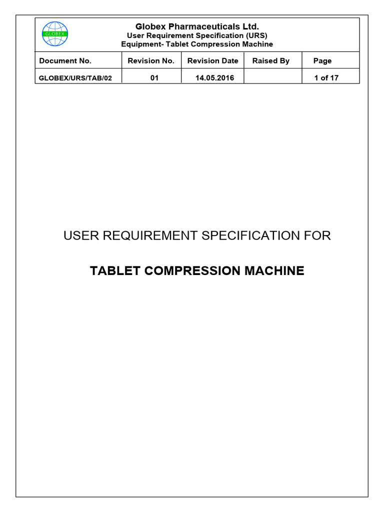 TCM-35 Urs | PDF | Verification And Validation | Tablet (Pharmacy)