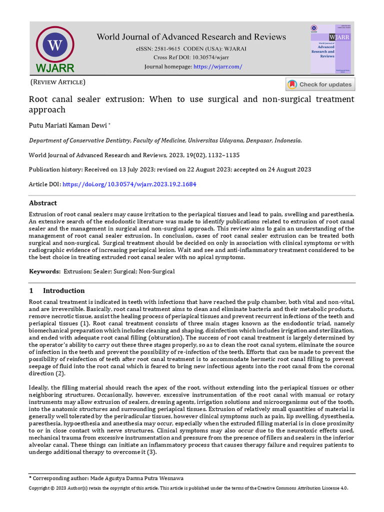 Wjarr 2023 1684 | PDF | Medical Specialties