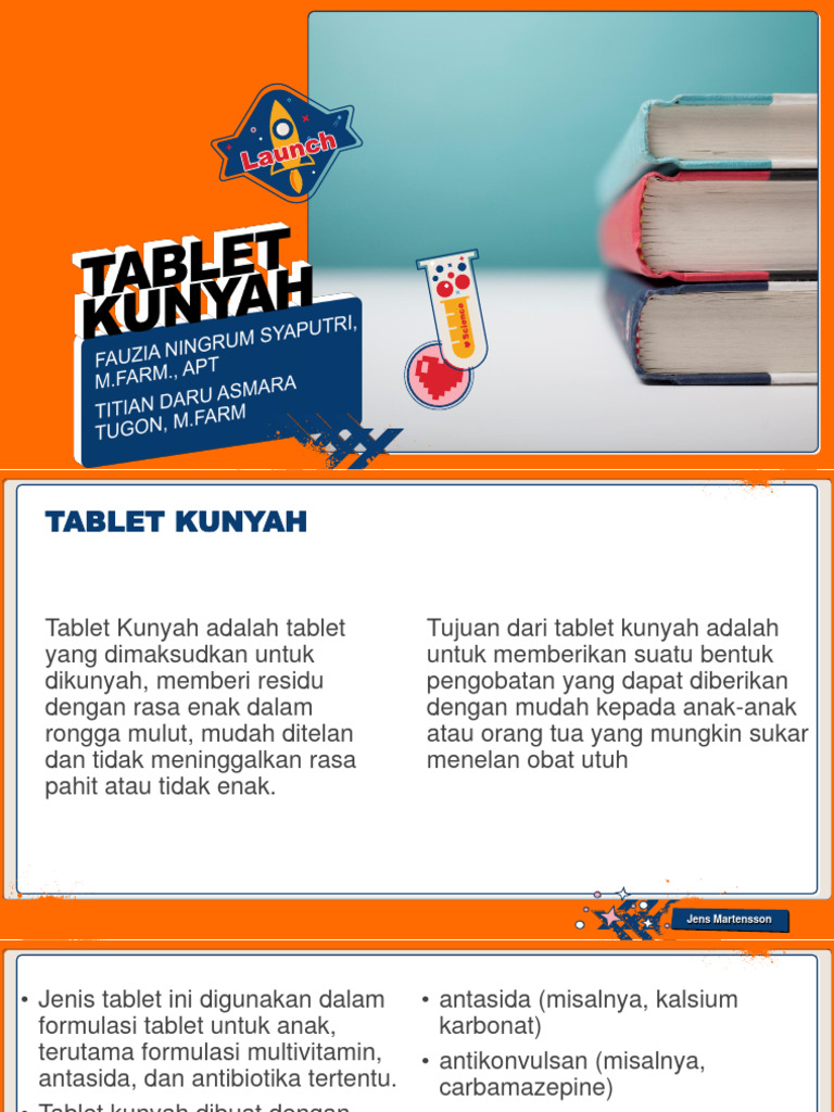 Kunyah | PDF | Tablet (Pharmacy) | Taste