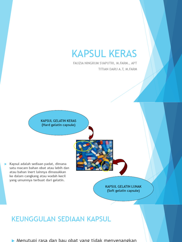 Kapsul Keras | PDF