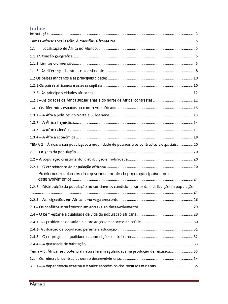 História 9 CLASSE | PDF | África | Trópicos