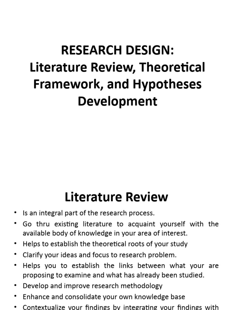 Lecture 4-Research Design | PDF | Hypothesis | Null Hypothesis