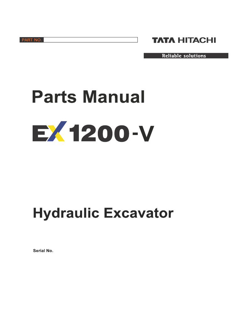 15 - Parts Catalog For EX1200-V (888 Pages) | PDF | Loader (Equipment ...