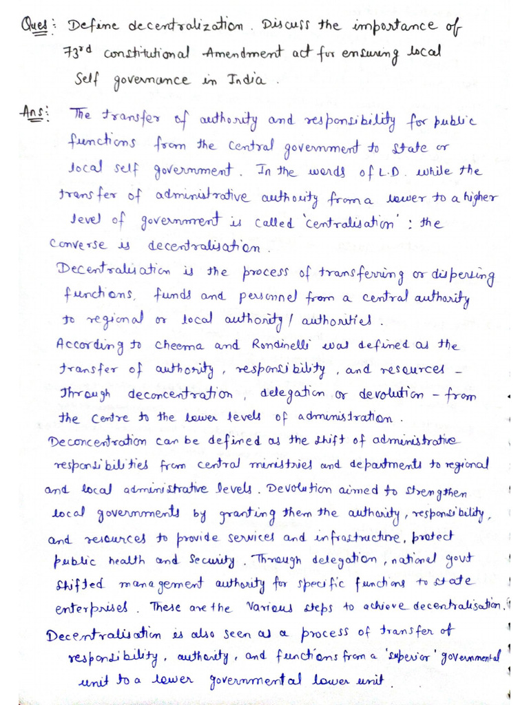 Decentralisation | PDF