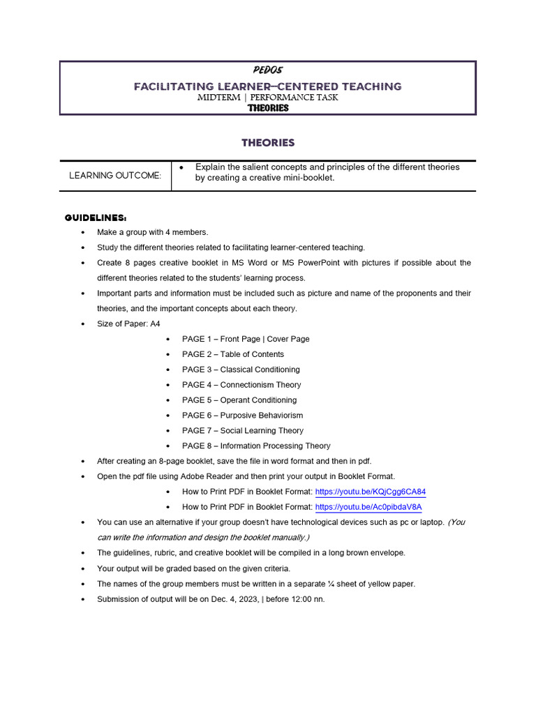 Ped05 Midterm PT | PDF | Business | Art