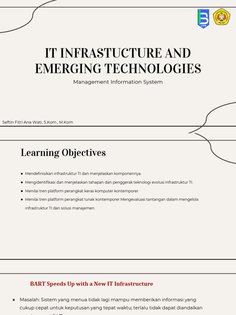 Chapter 5 - IT Infrastructure and Emerging Technologies | PDF