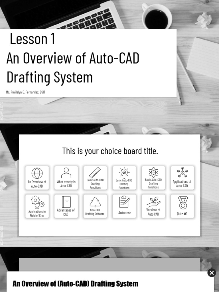 Lesson 1 - Overview of AutoCAD | Download Free PDF | Auto Cad ...