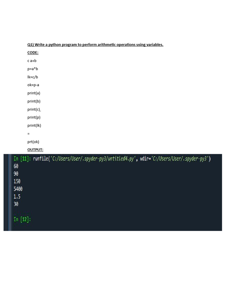 Puter Practical | Download Free PDF | Pi | Area